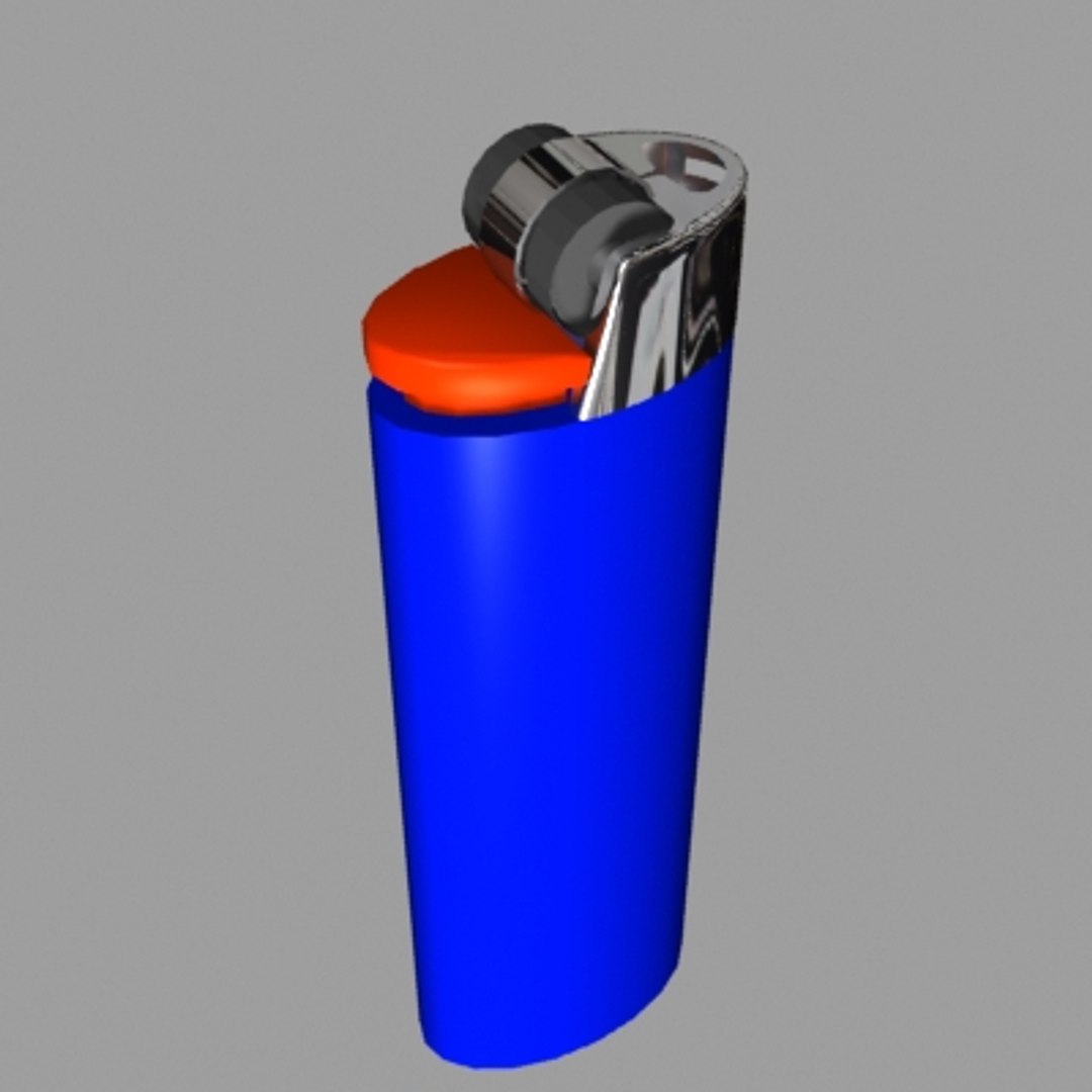 3d Cigarette Lighter Model