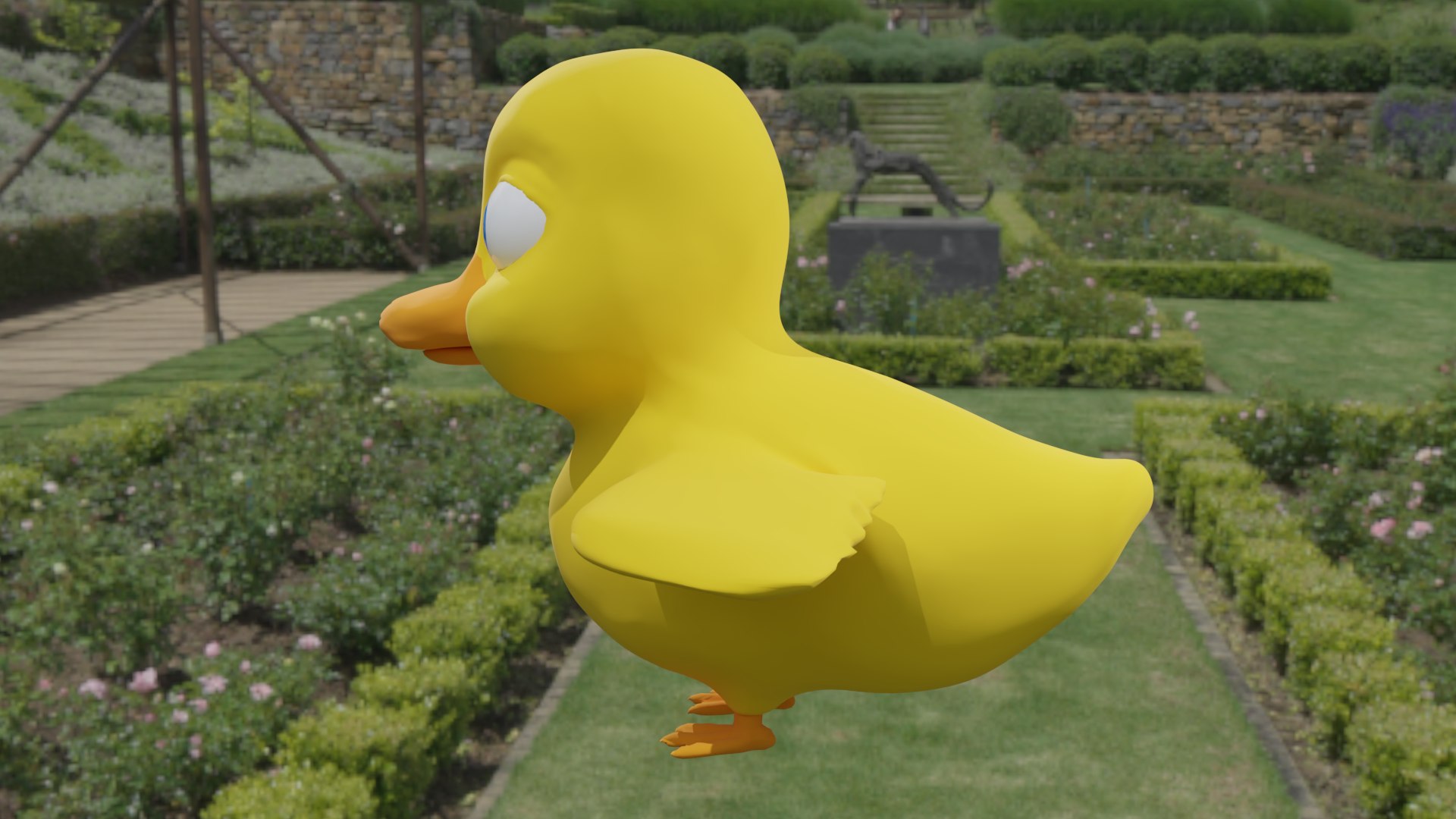3D Little Duck Cartoon No Rig - TurboSquid 2323372