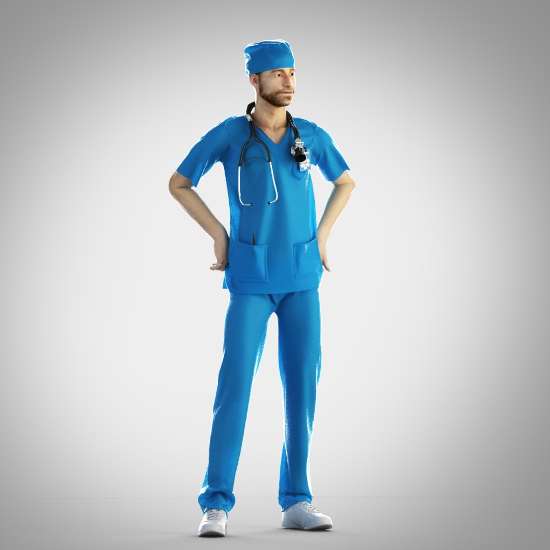 3d Model Surgeon Outfit