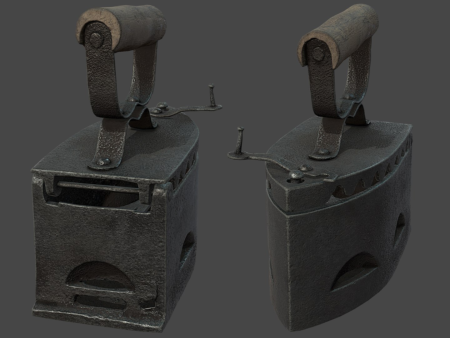 3D Model Old Iron - TurboSquid 1626312