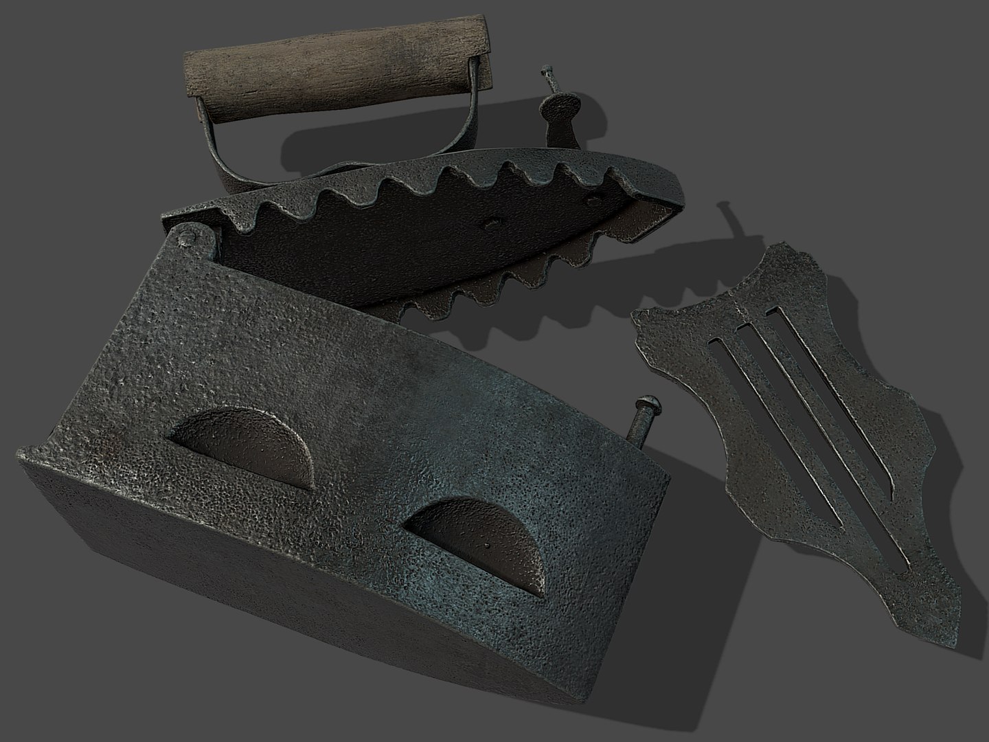 3D Model Old Iron - TurboSquid 1626312