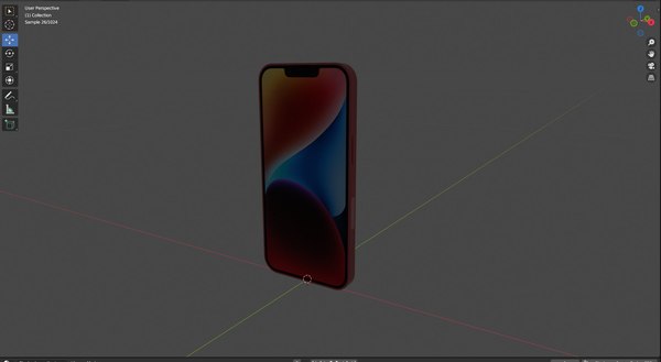 Apple iPhone 14 Red 3D - TurboSquid 1958590