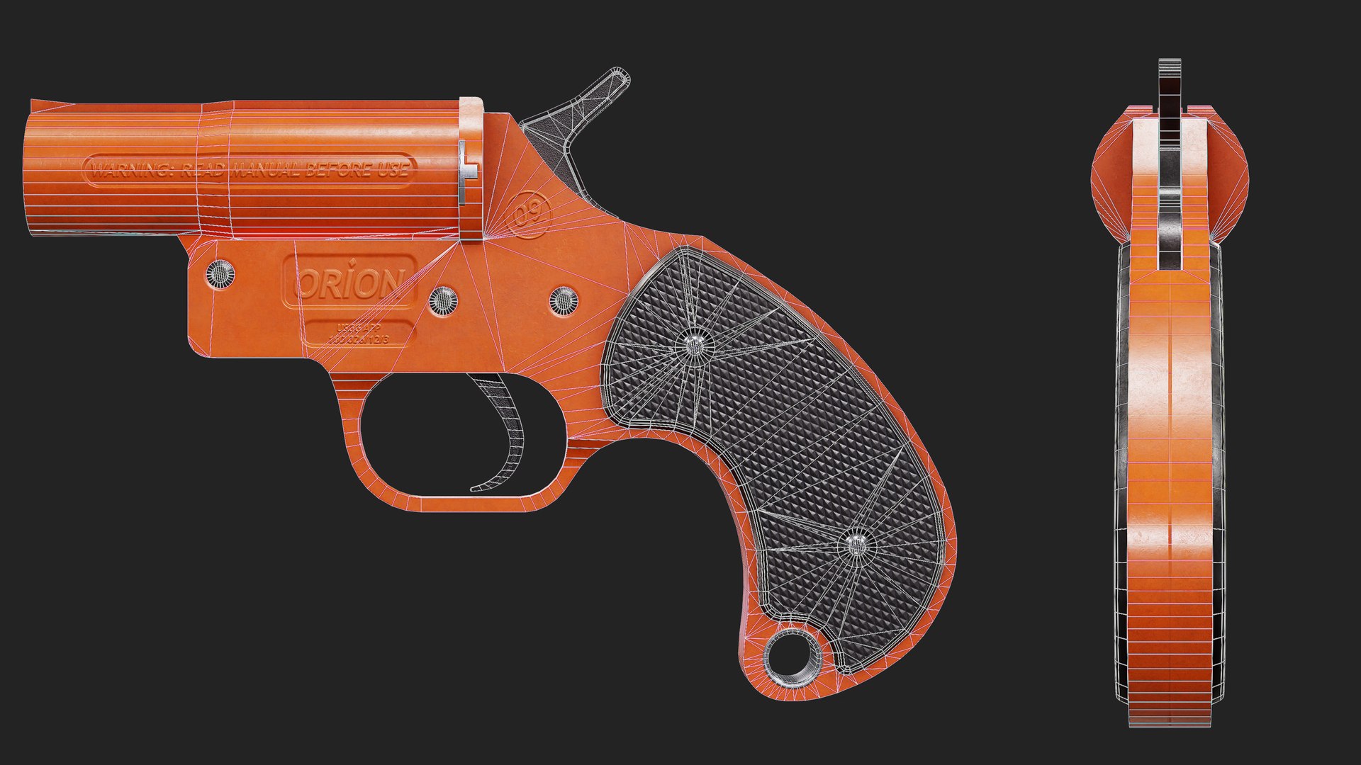3D Model Flare Gun - TurboSquid 2057131