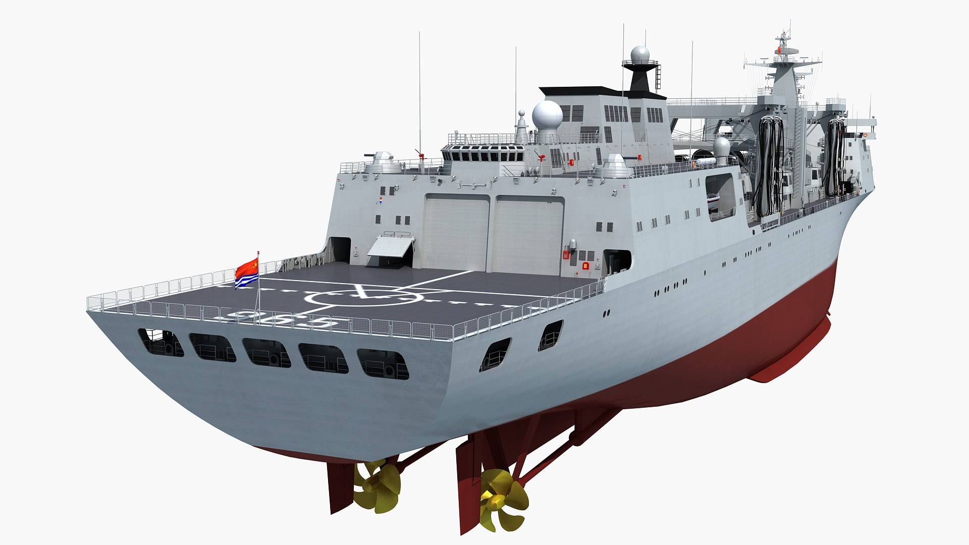 Chinese Navy Type 901 Replenishment Ship 3D - TurboSquid 2183390
