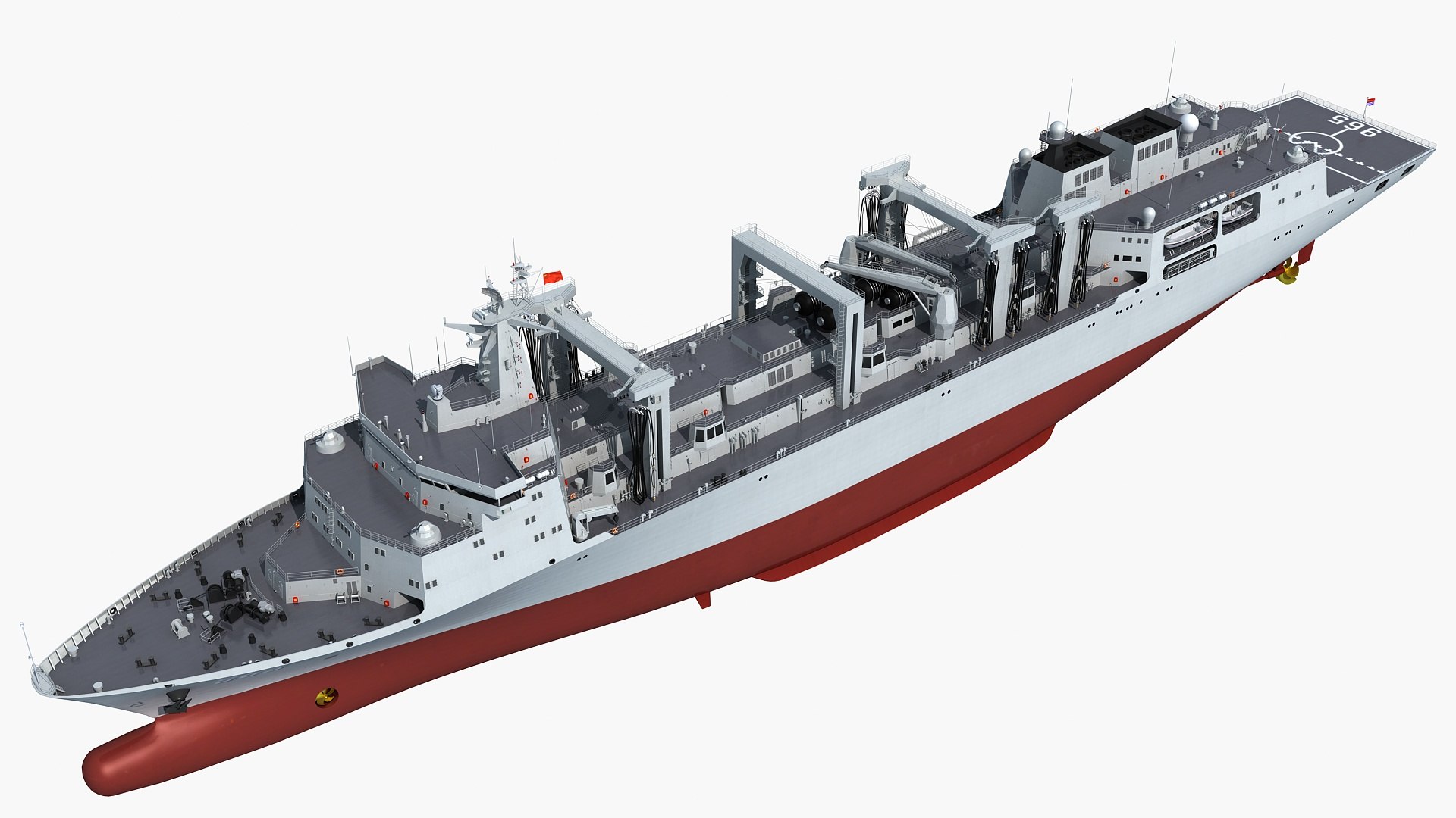 Chinese Navy Type 901 Replenishment Ship 3D - TurboSquid 2183390