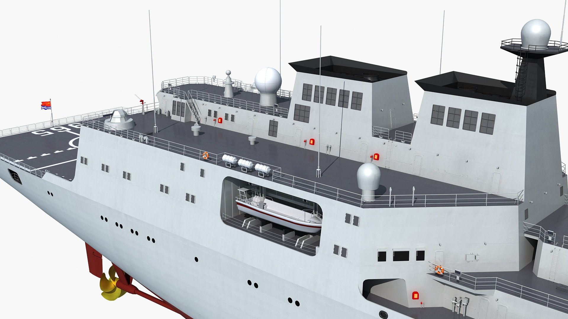 Chinese Navy Type 901 Replenishment Ship 3D - TurboSquid 2183390