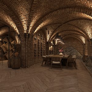 3D Wine Cellar Models - Browse & Download Formats - TurboSquid
