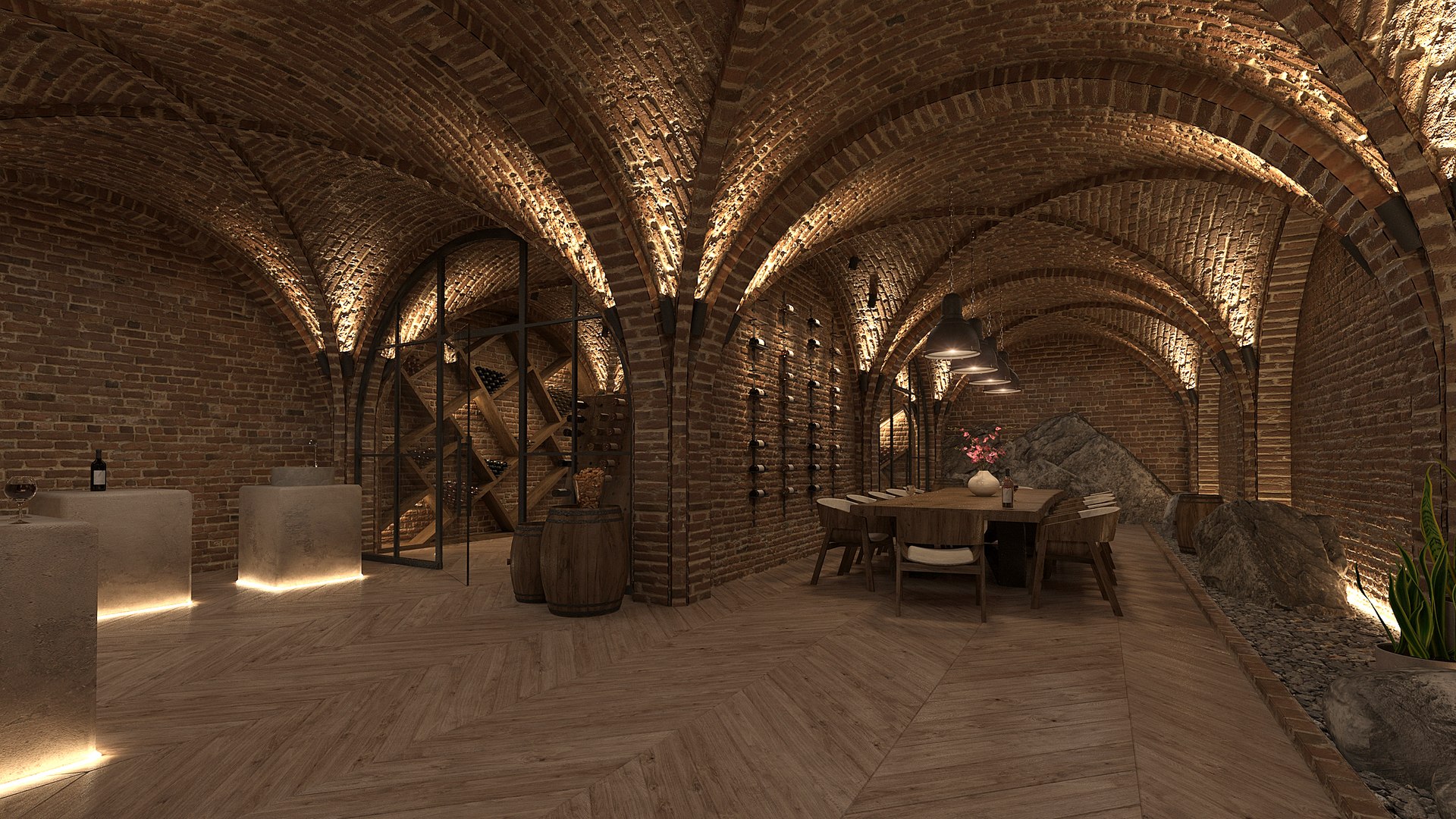 3D Model Modern Wine Cellar - TurboSquid 1931732