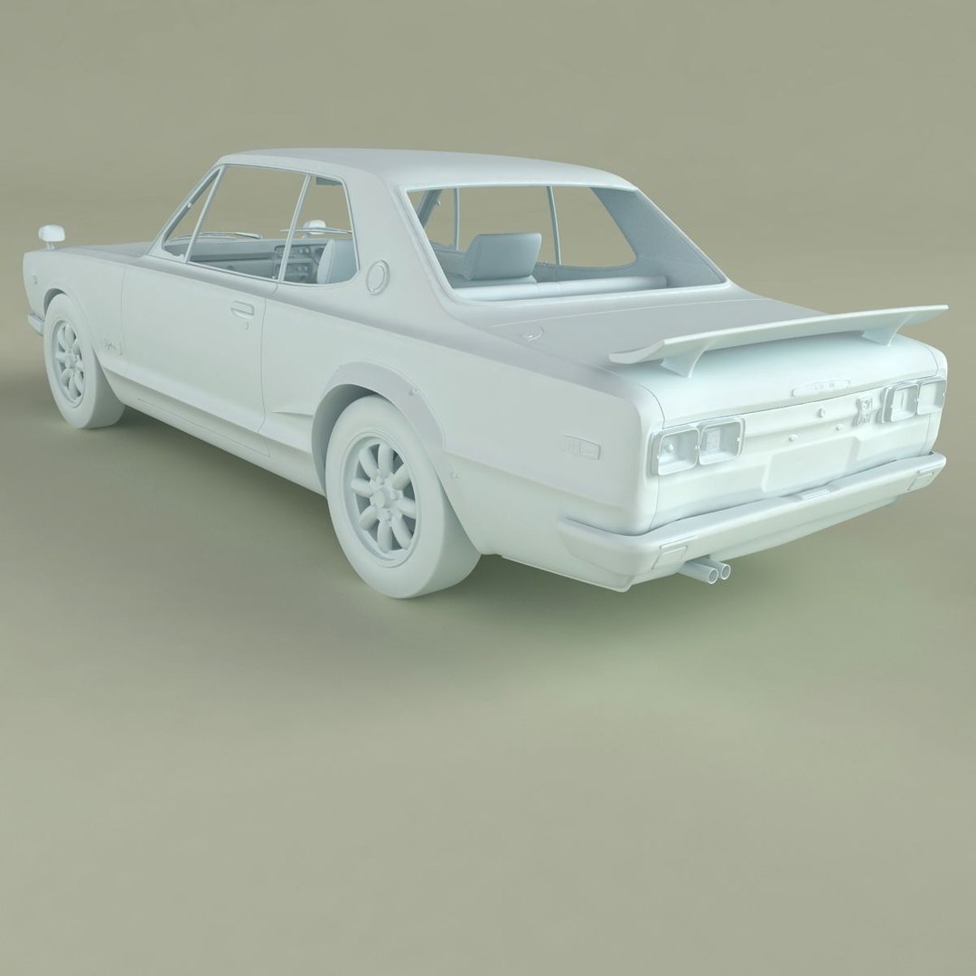 Nissan Skyline GT-R C10 3D Model - TurboSquid 2074298