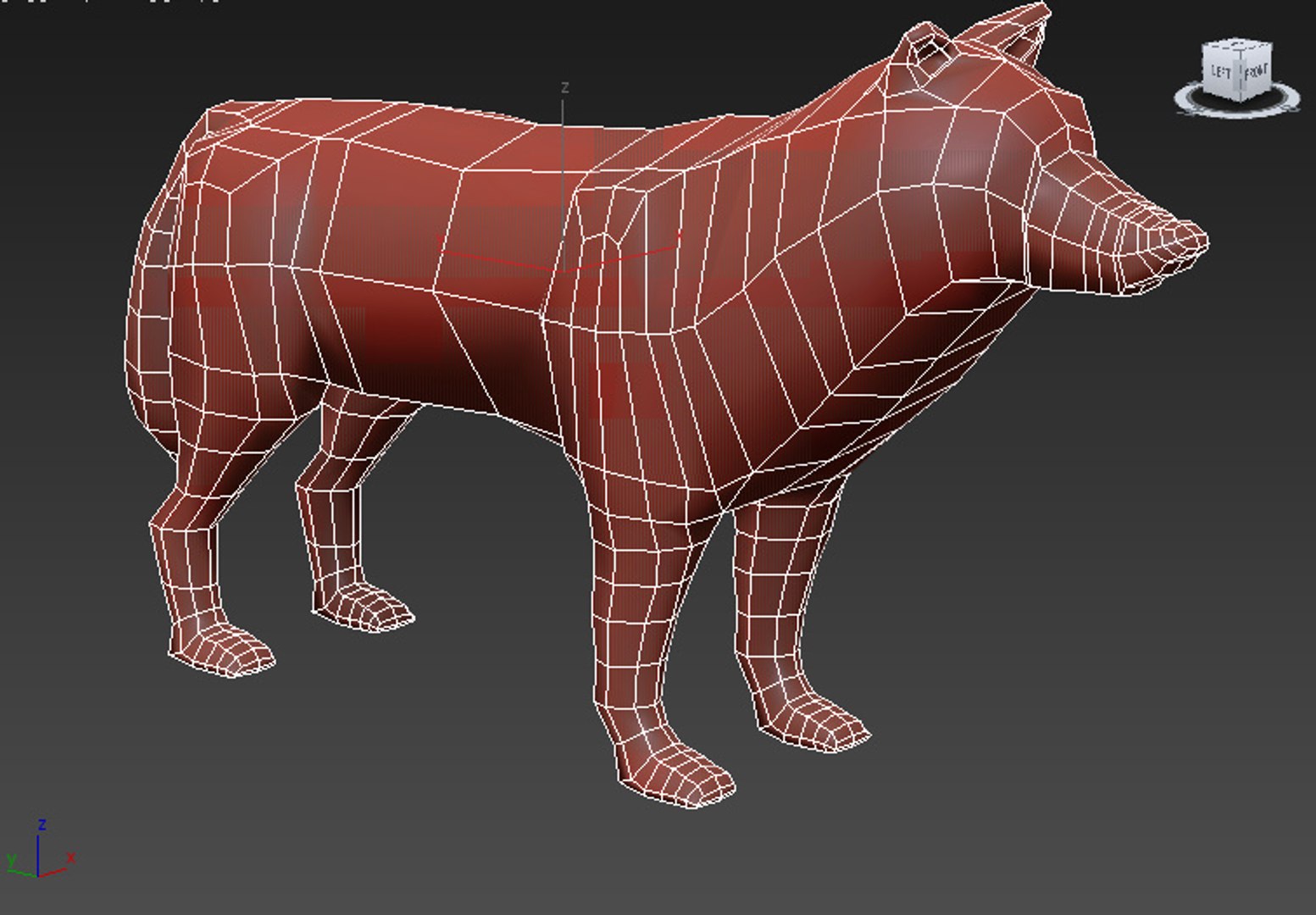 Wolf 3D - TurboSquid 1547886