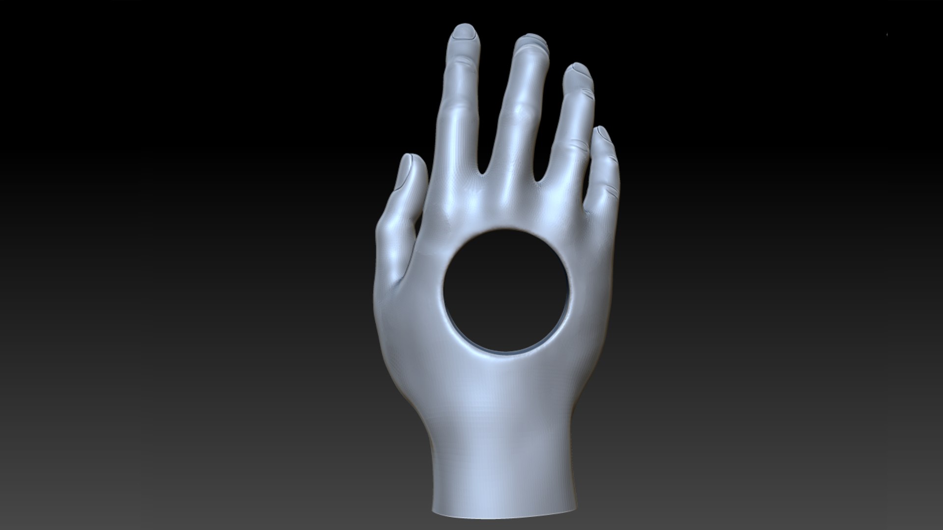 3D Model Hand With Hole - TurboSquid 2212344