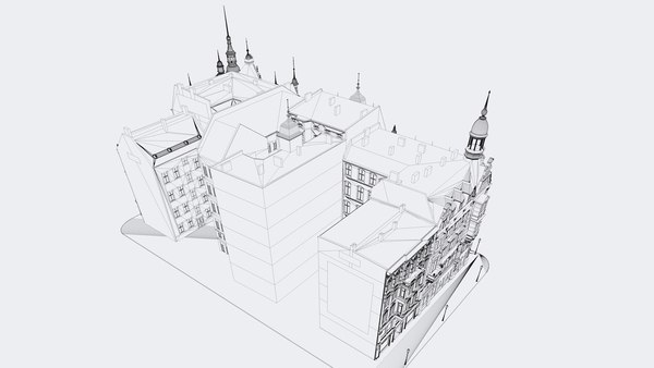 Historic city scene 3D model - TurboSquid 1475566