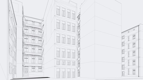 Historic city scene 3D model - TurboSquid 1475566