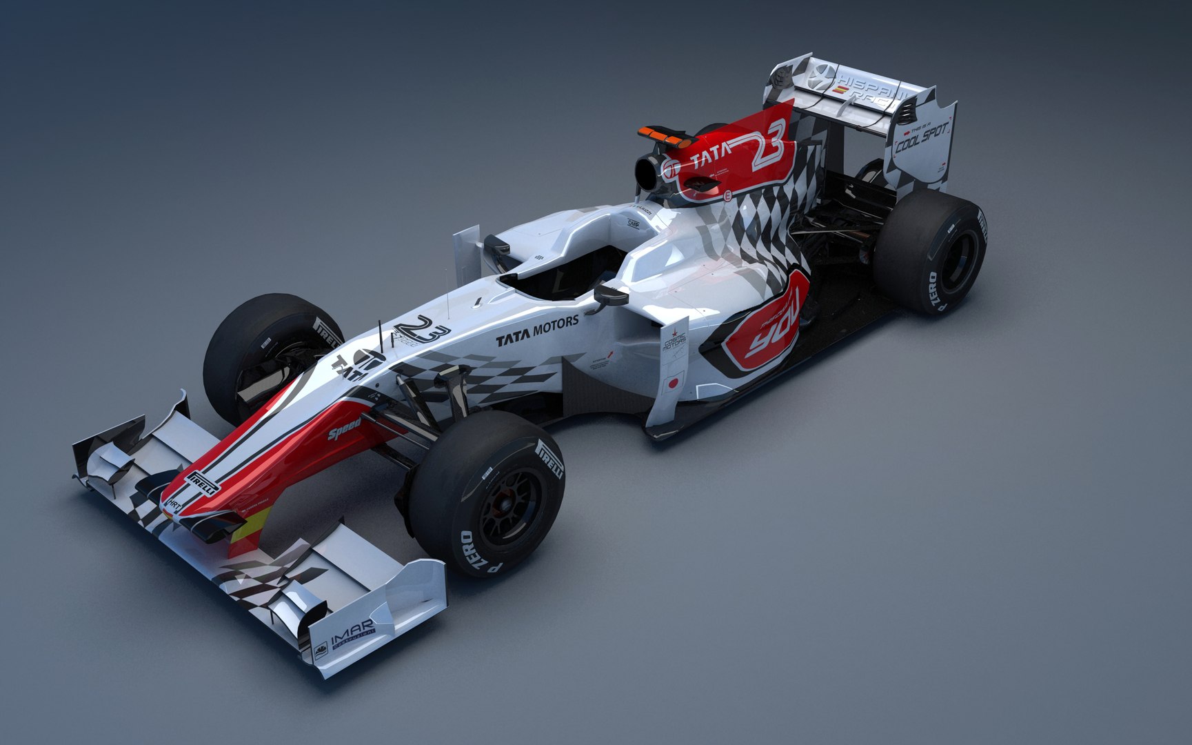 3d 2011 Hispania Hrt F111