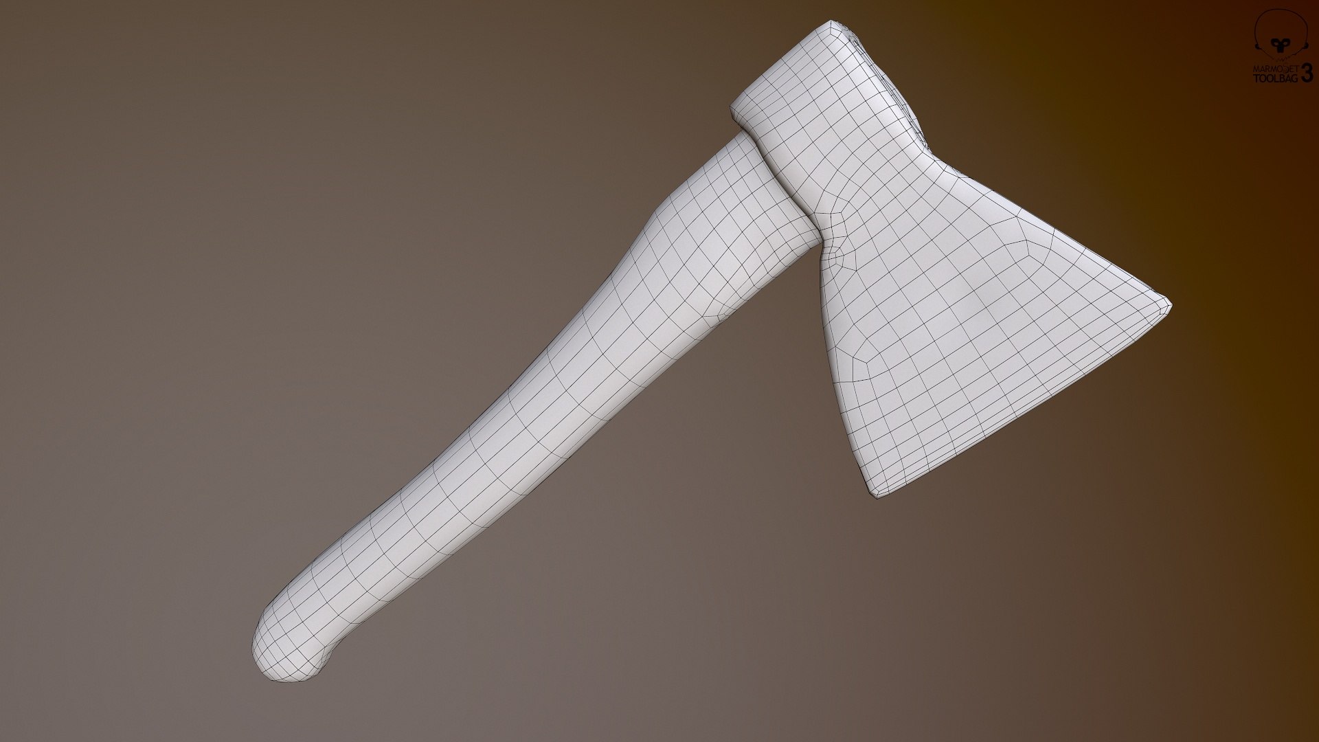 3D Model Old Axe Game Ready PBR Metallic - TurboSquid 2382714