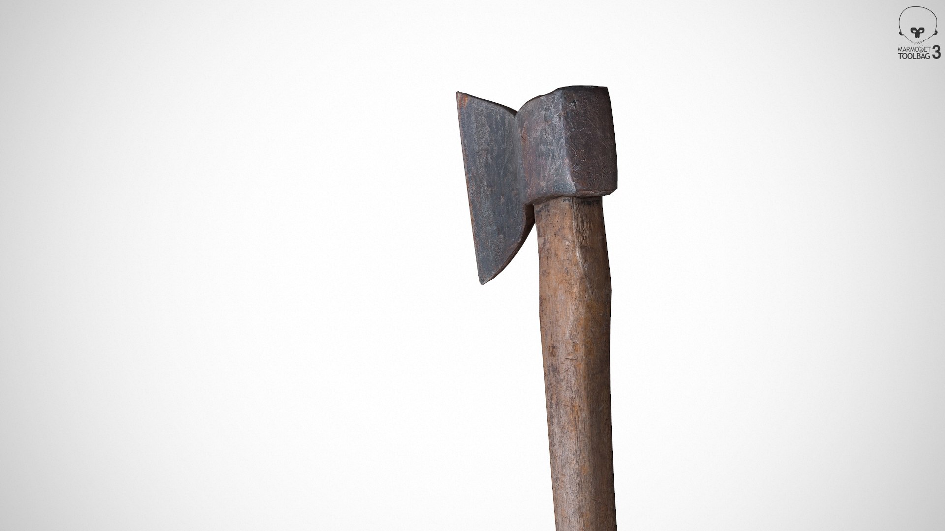 3D Model Old Axe Game Ready PBR Metallic - TurboSquid 2382714
