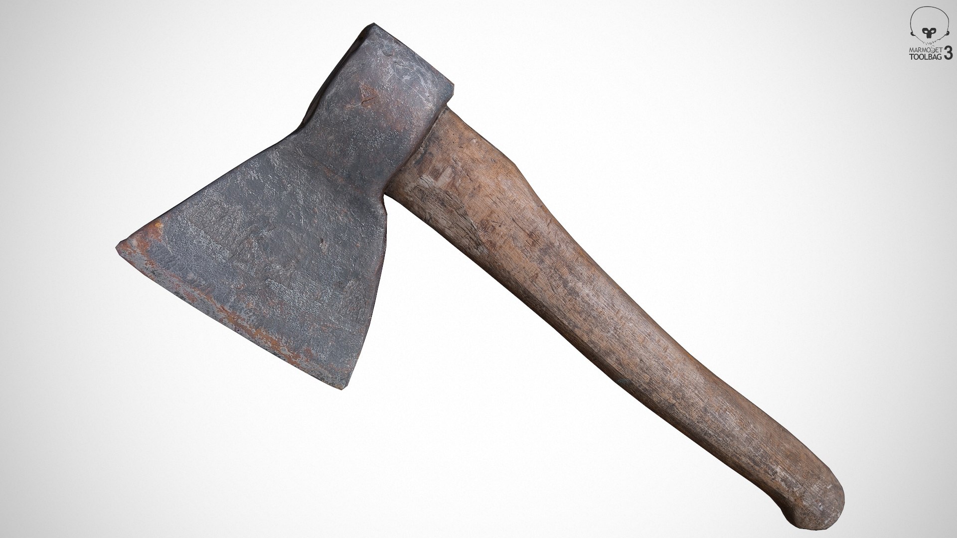 3D Model Old Axe Game Ready PBR Metallic - TurboSquid 2382714