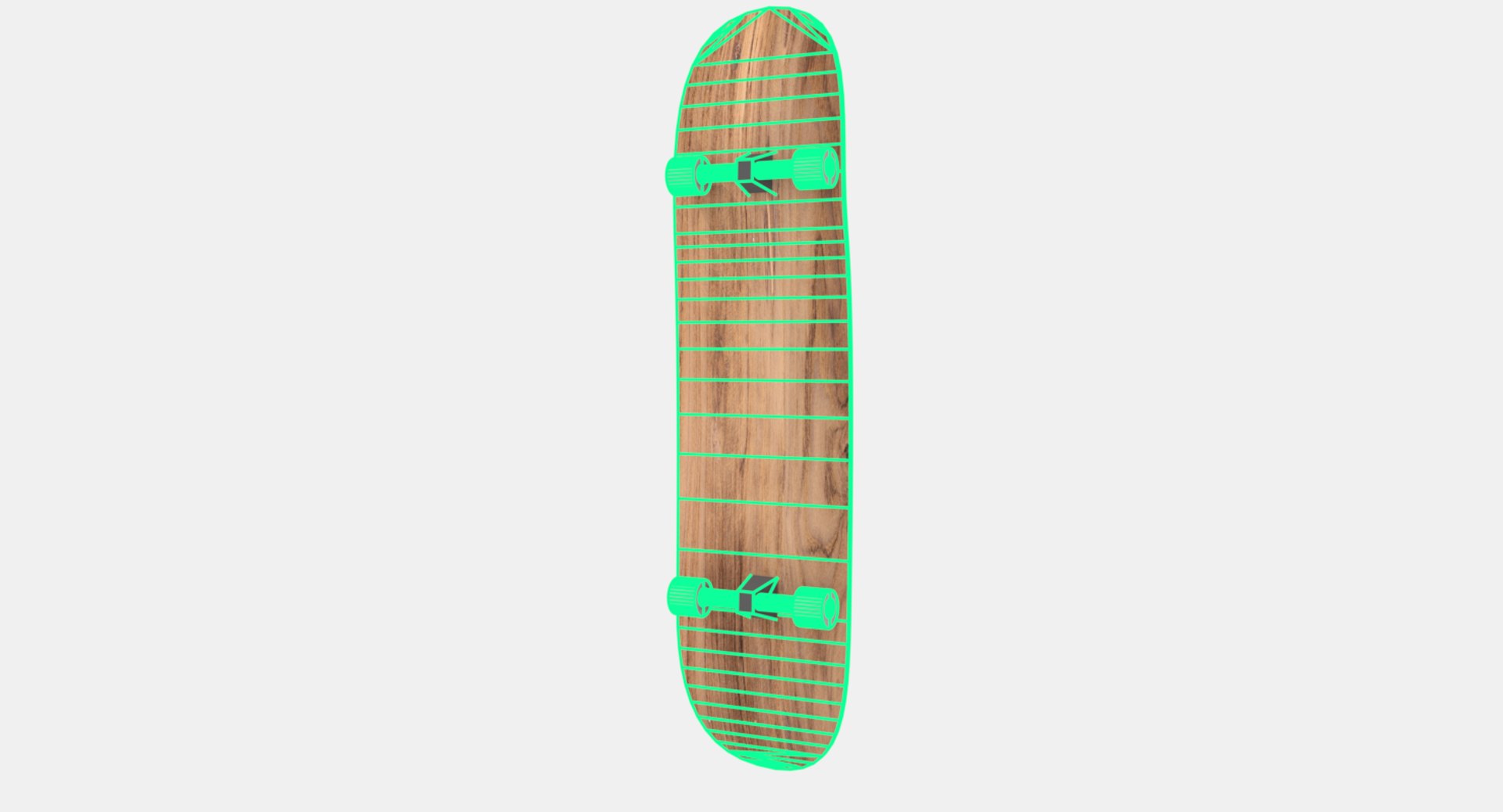 Simple Skateboard 3D Model - TurboSquid 1367325
