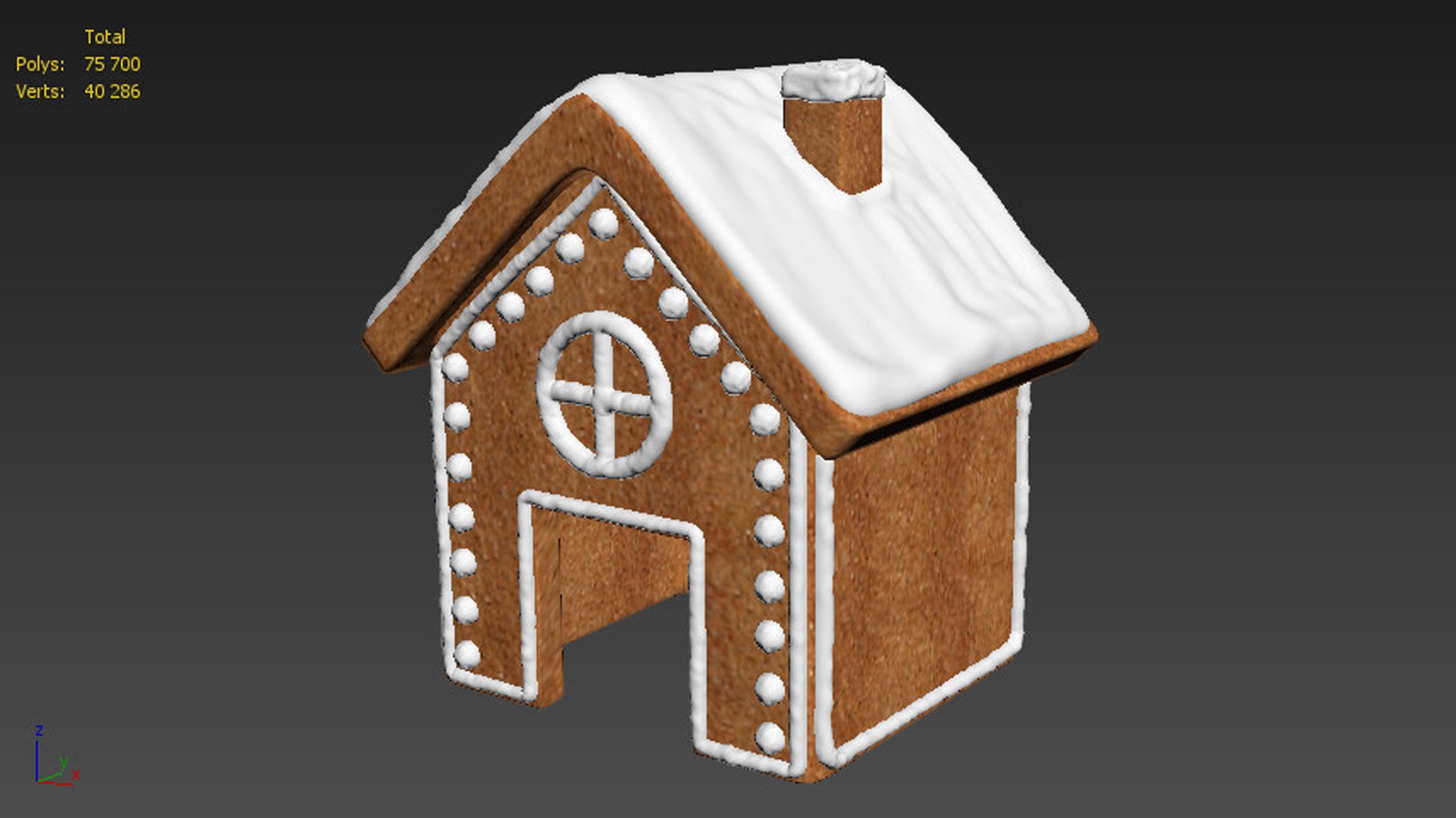 3D Gingerbread House 3 - TurboSquid 1980917