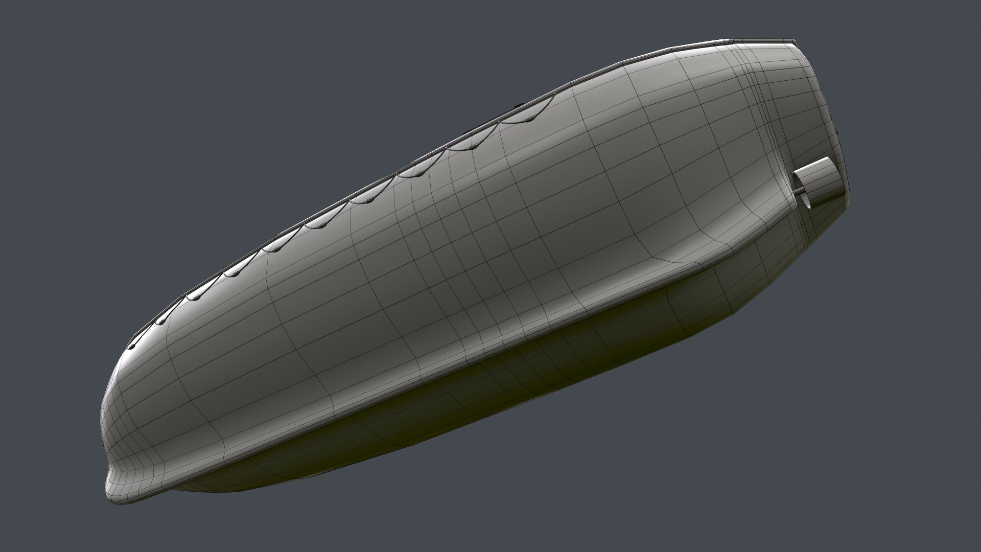 Orange rescue ship 3D - TurboSquid 1682403