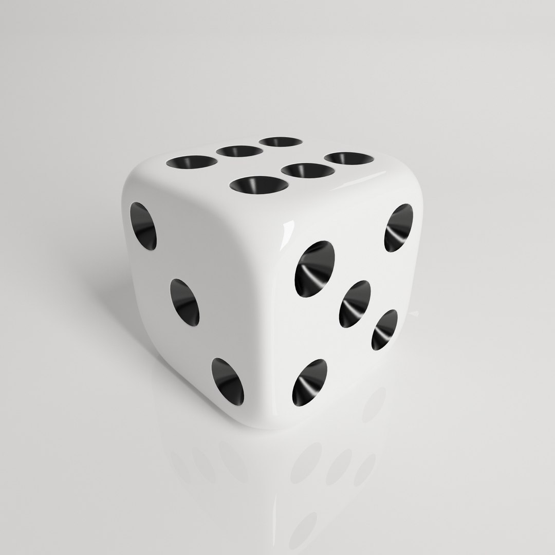 gambling dice 3d model
