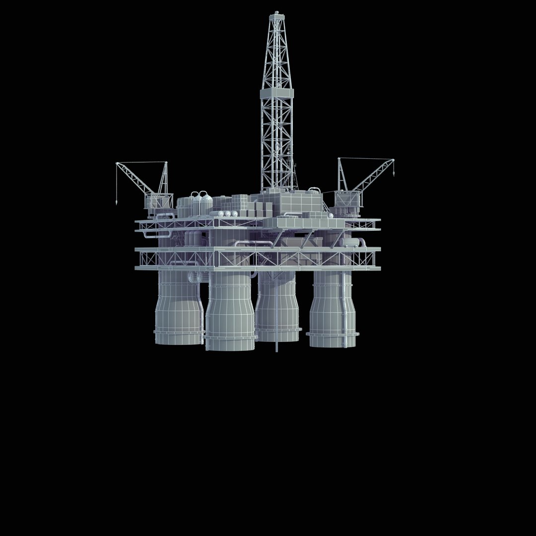 3ds Offshore Oil Platform