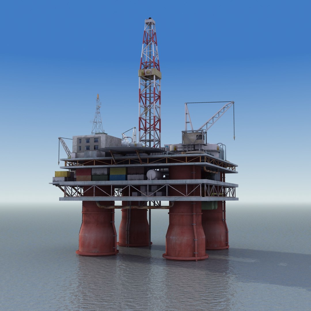 3ds Offshore Oil Platform