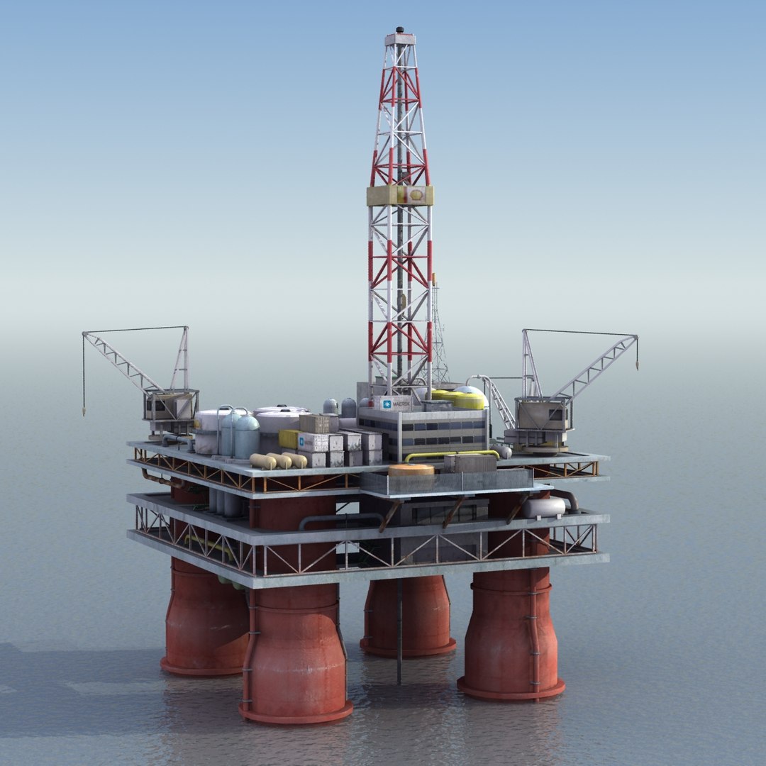 3ds Offshore Oil Platform