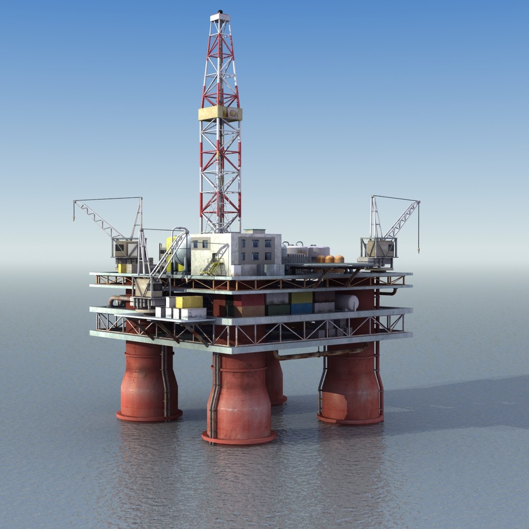 3ds Offshore Oil Platform