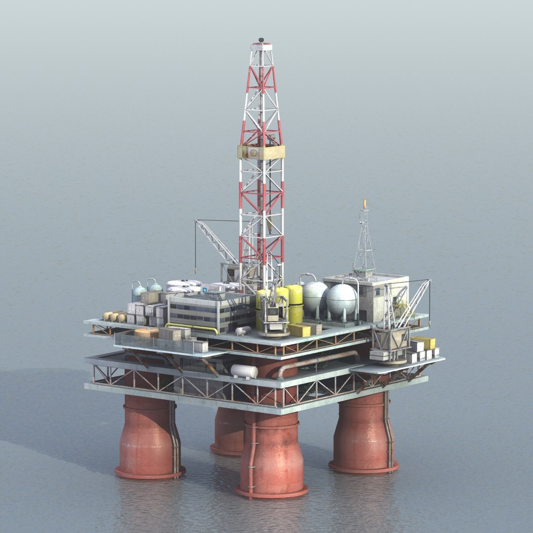 3ds Offshore Oil Platform