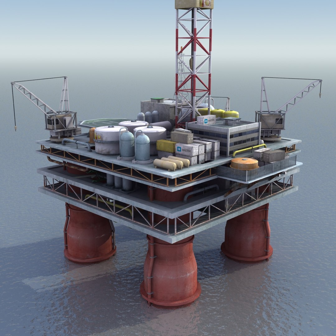 3ds Offshore Oil Platform