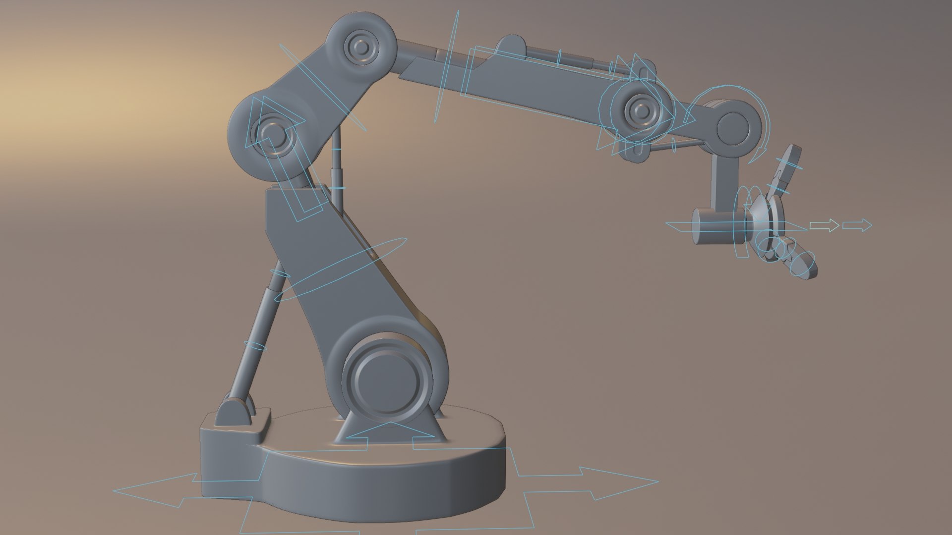 3D Industrial Robotic Arm Model - TurboSquid 1991349