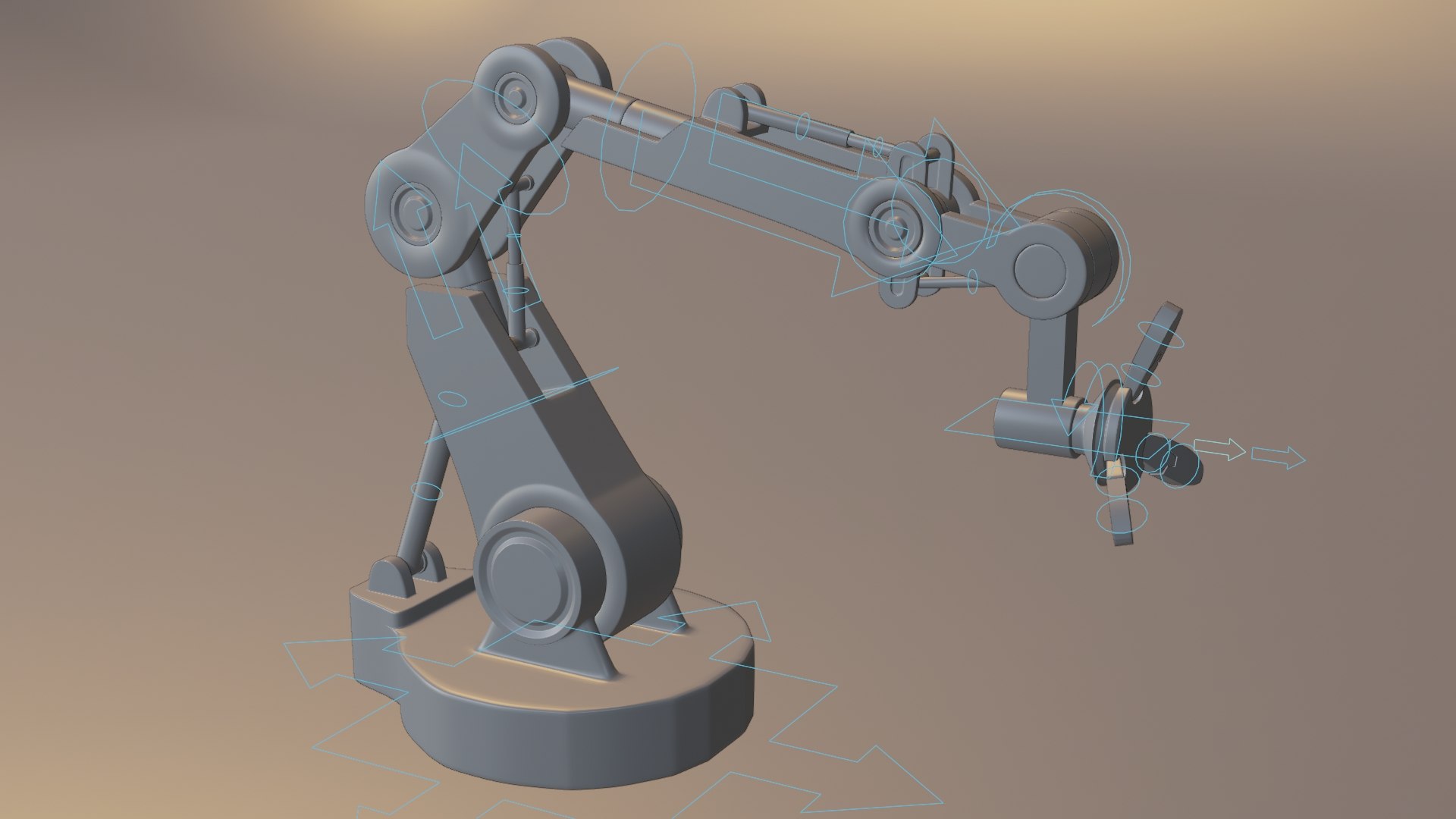 3D Industrial Robotic Arm Model - TurboSquid 1991349