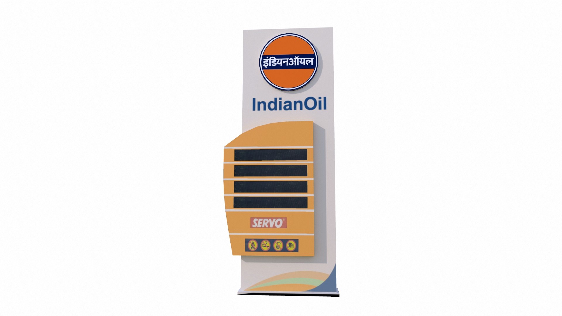 3D Indian Oil Display Board - TurboSquid 2342813