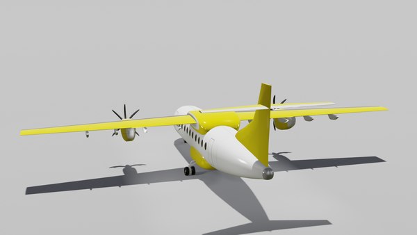 3D model Turbo propeller aircraft - TurboSquid 2033120