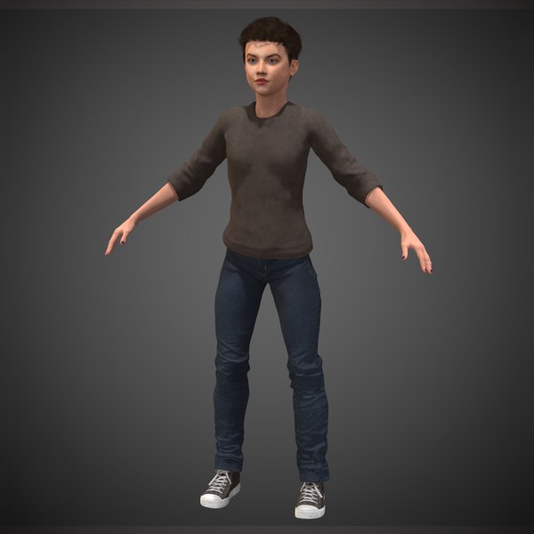 Character people human 3D model - TurboSquid 1674673