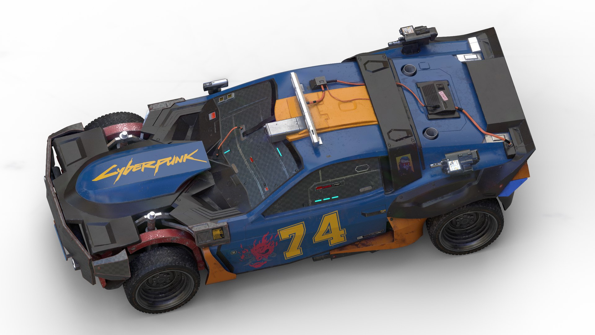 3D Cyberpunk Type 66 Wingate 3D Model - TurboSquid 2383849