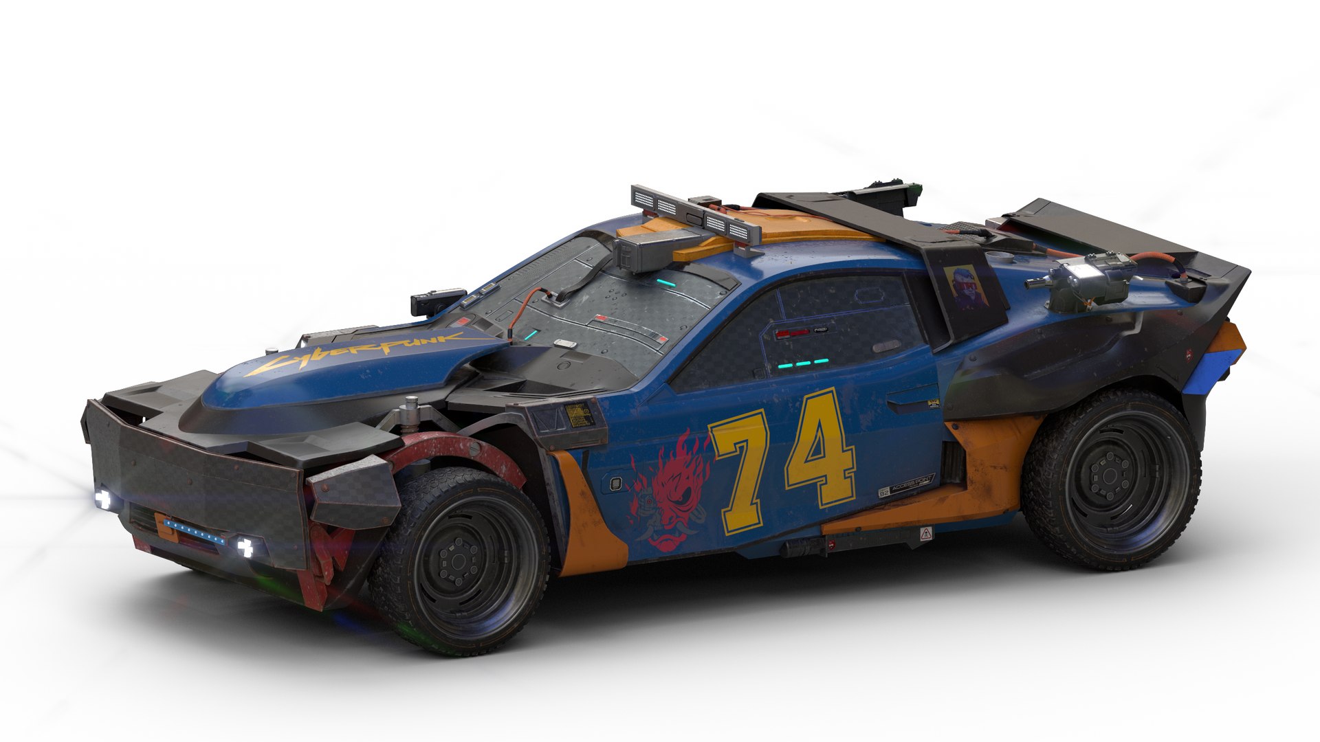 3D Cyberpunk Type 66 Wingate 3D Model - TurboSquid 2383849