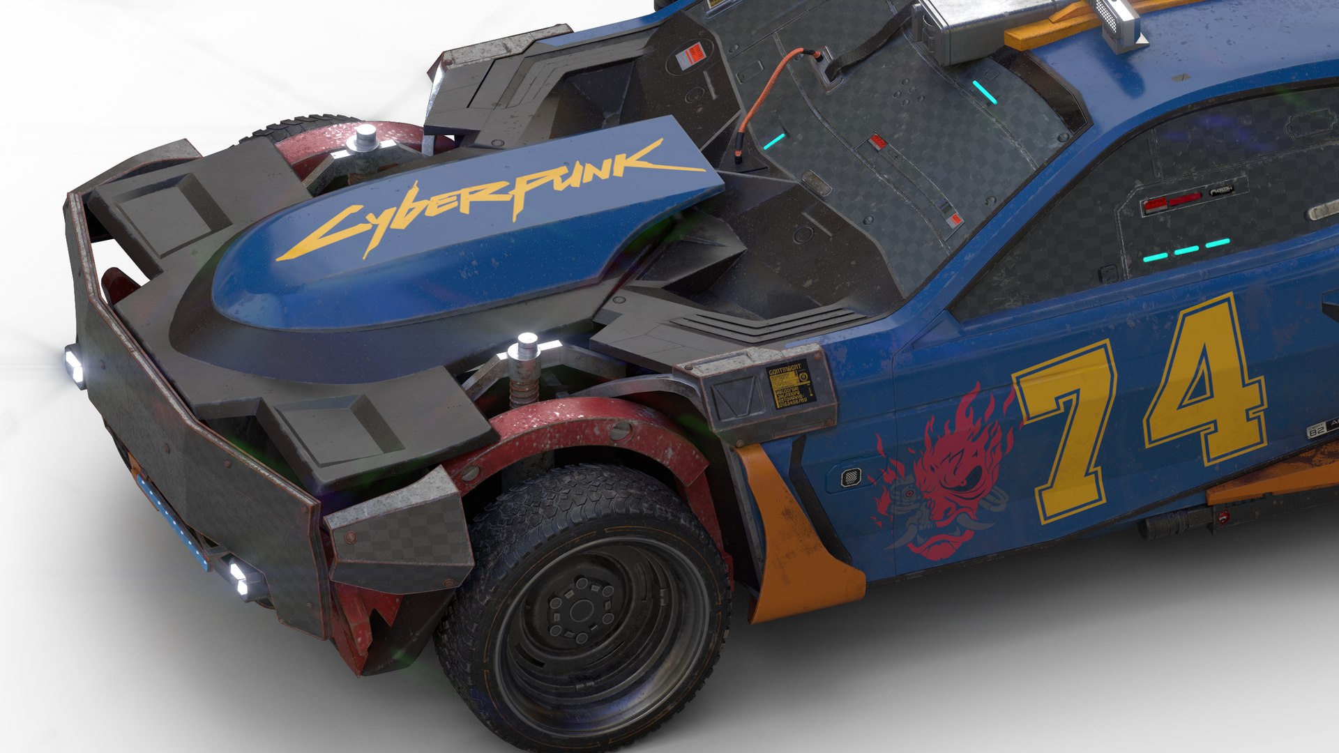 3D Cyberpunk Type 66 Wingate 3D Model - TurboSquid 2383849