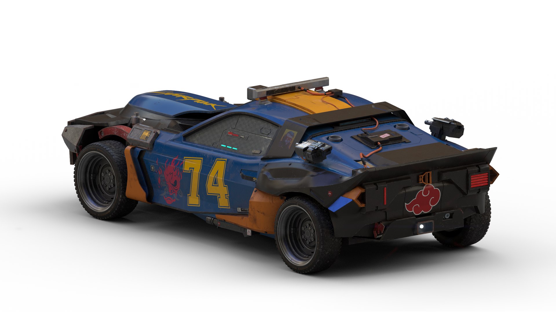 3D Cyberpunk Type 66 Wingate 3D Model - TurboSquid 2383849