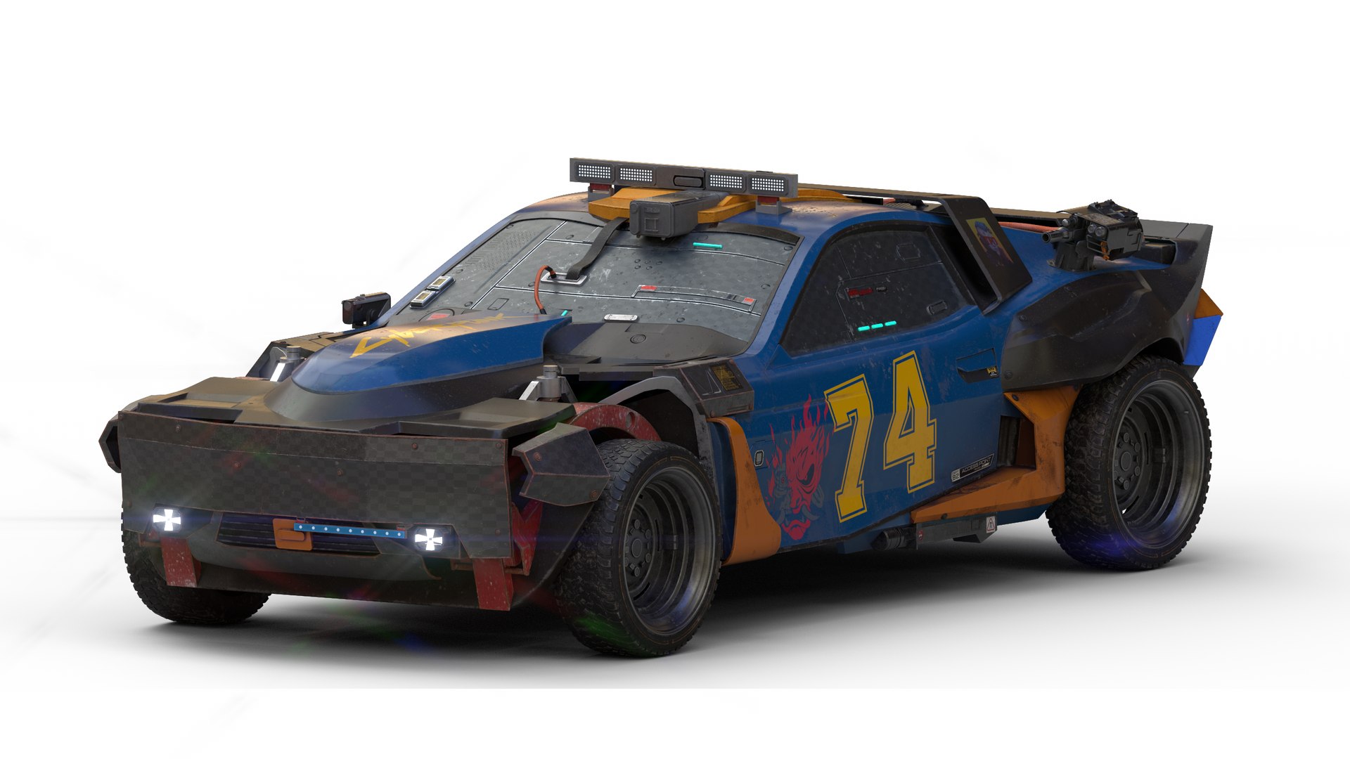 3D Cyberpunk Type 66 Wingate 3D Model - TurboSquid 2383849