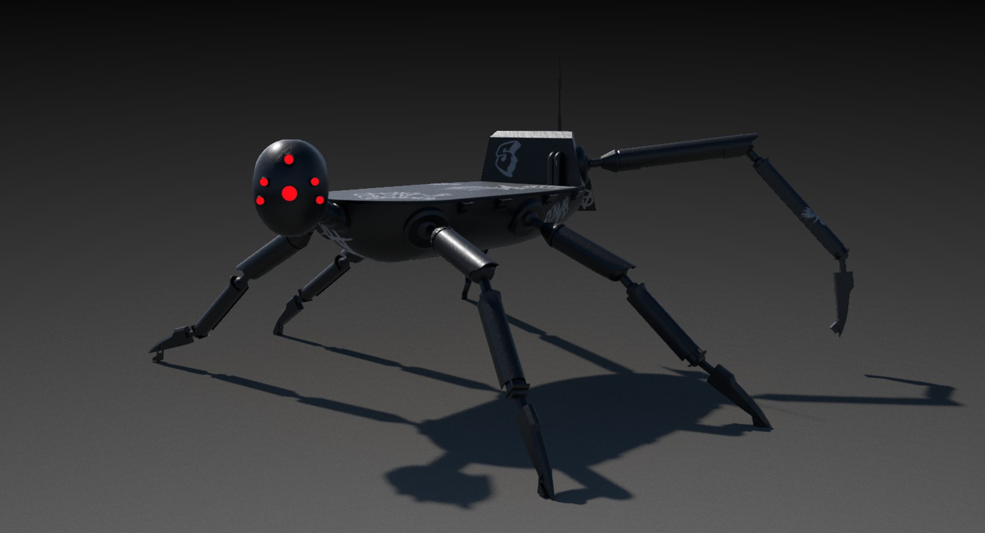 3d Model Robot Spider