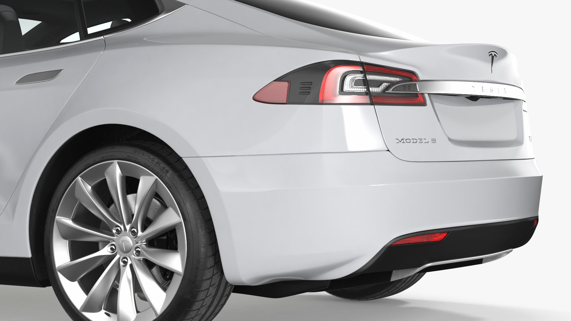 Tesla Model S Simple Interior 3D model - TurboSquid 2088550