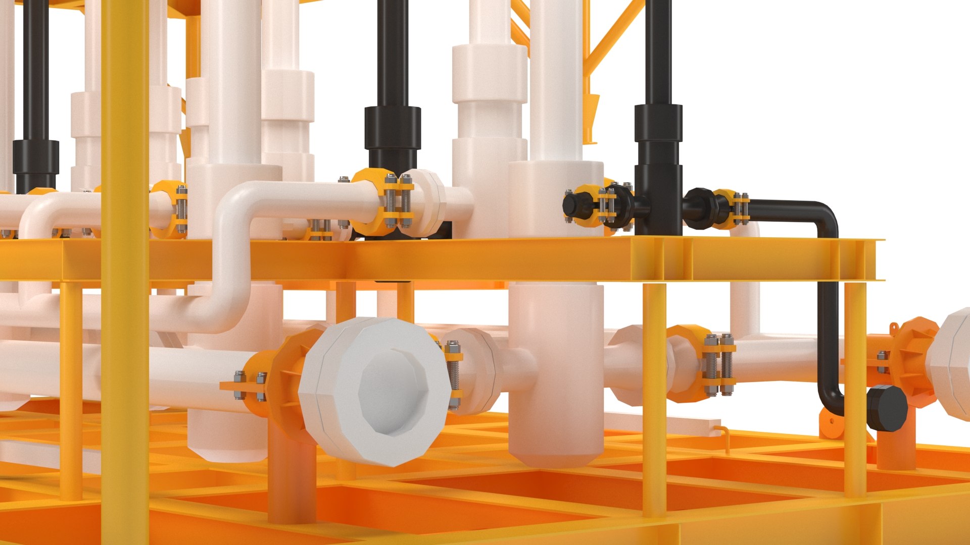 3D Model Subsea Manifold - TurboSquid 1664666