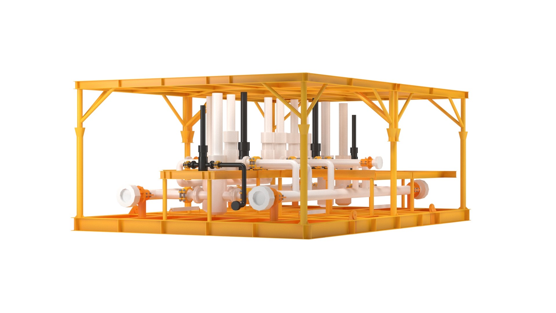 3D Model Subsea Manifold - TurboSquid 1664666