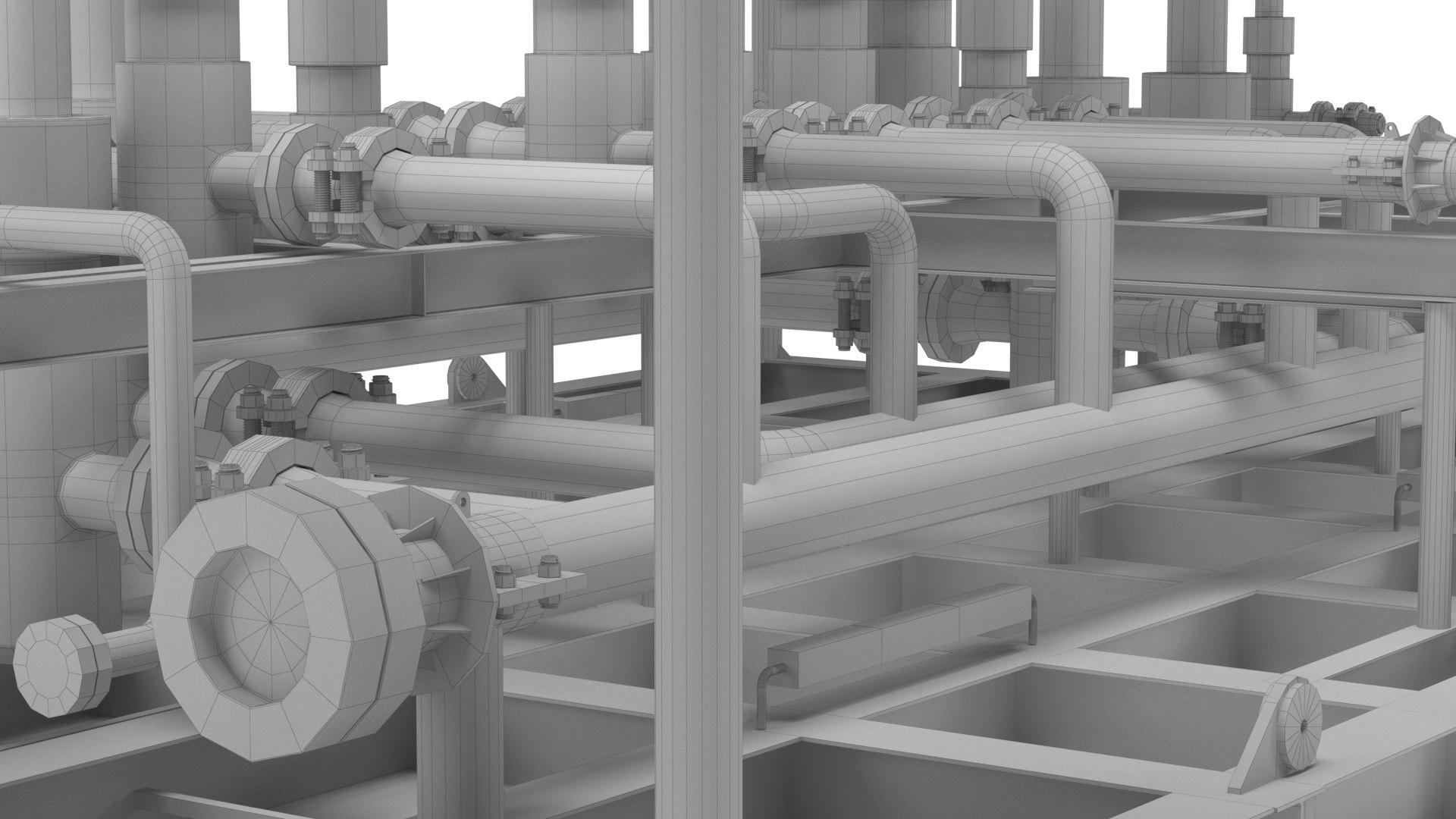 3D Model Subsea Manifold - TurboSquid 1664666