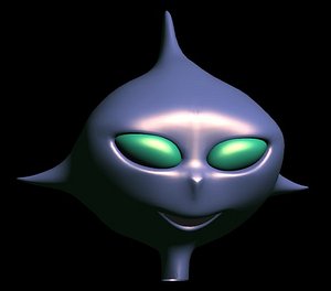 Alien Face 3D Models for Download | TurboSquid
