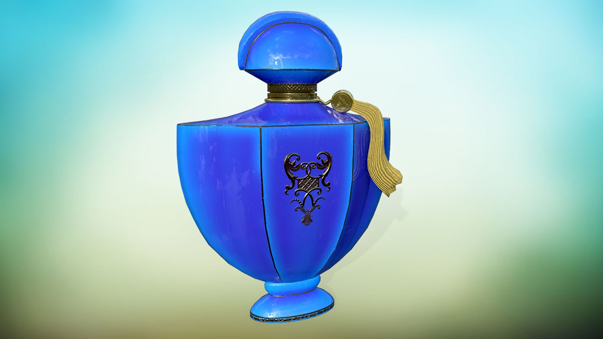 Vintage Perfume Bottle Game Ready Low-poly 3D Model - TurboSquid 2061024
