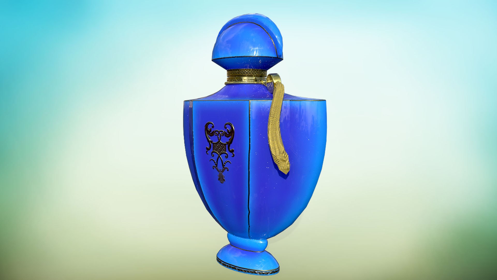 Vintage Perfume Bottle Game Ready Low-poly 3D Model - TurboSquid 2061024