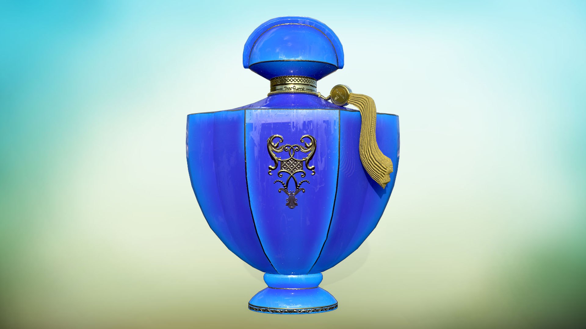 Vintage Perfume Bottle Game Ready Low-poly 3D Model - TurboSquid 2061024